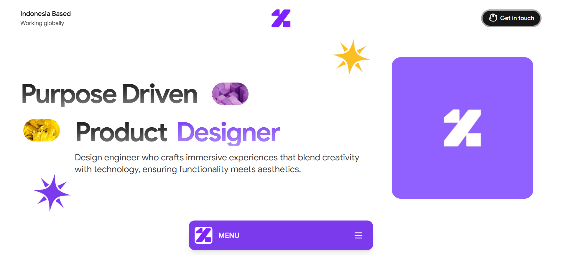 Creative Developer and Designer - Ziel